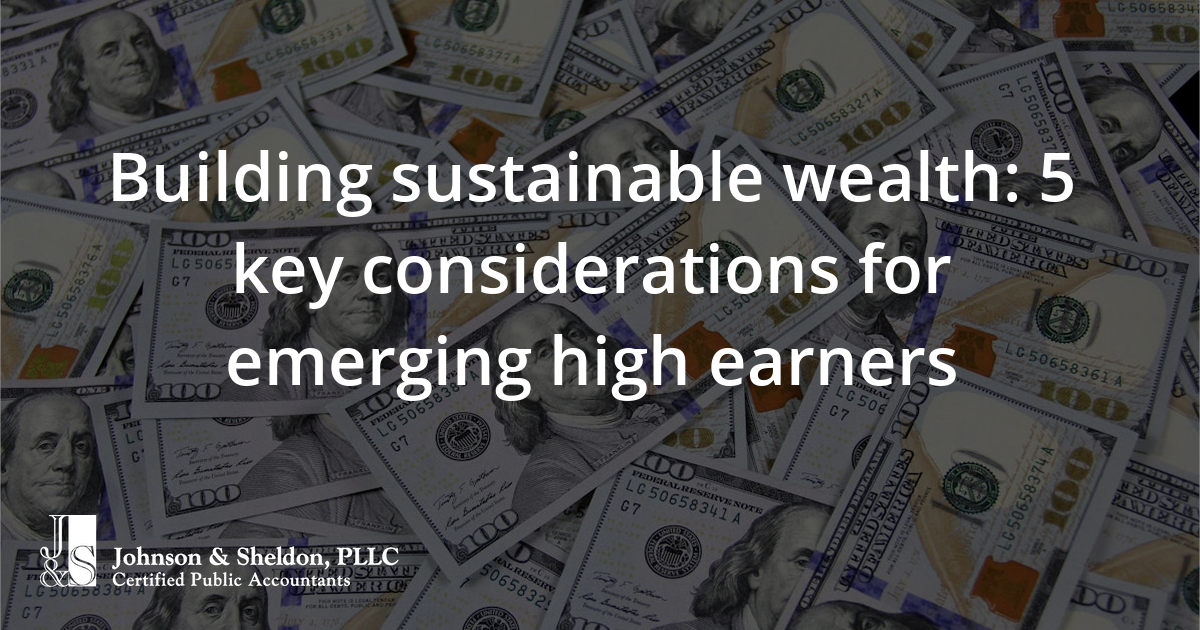 Building sustainable wealth: 5 key considerations for emerging high ...